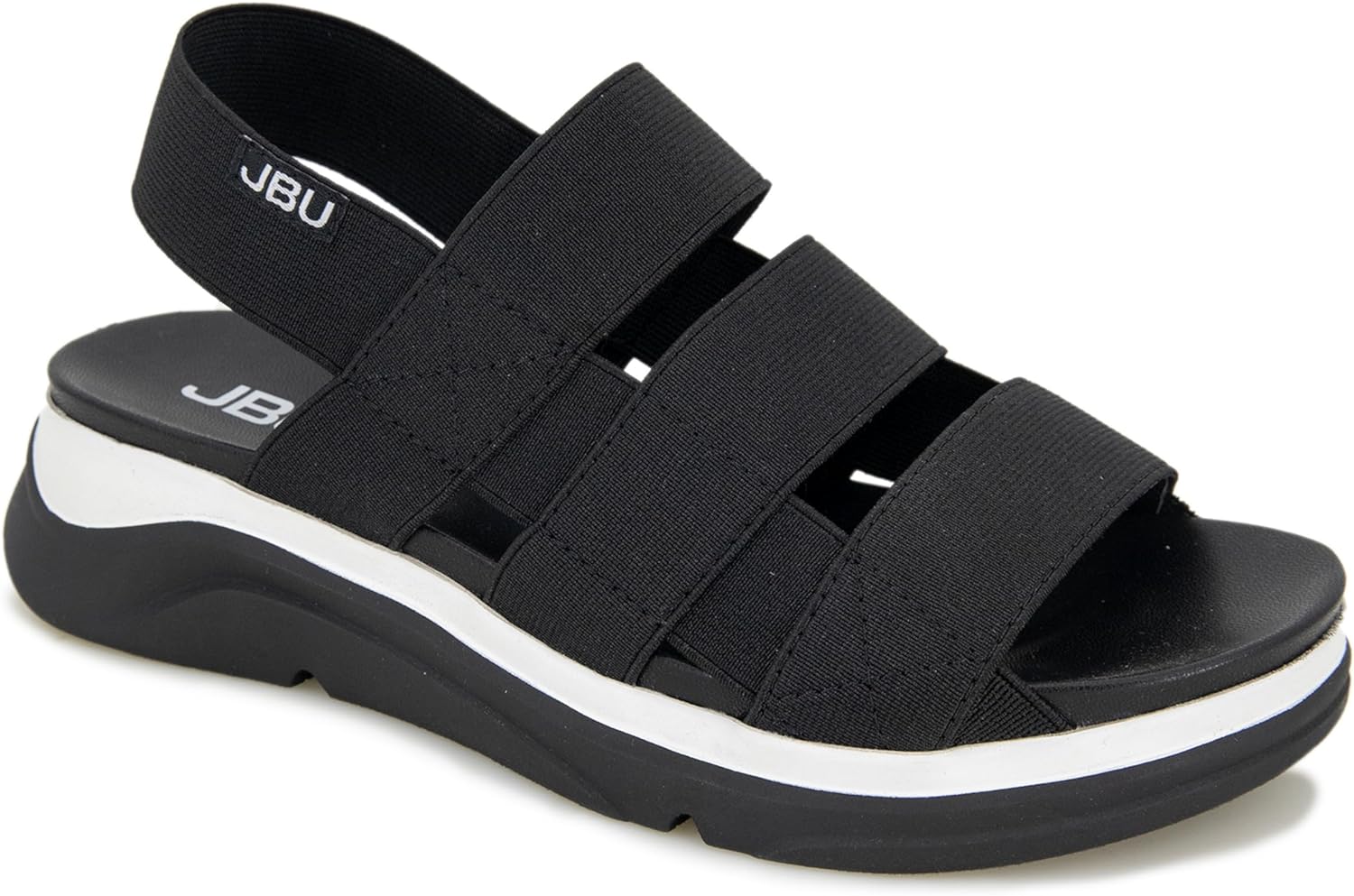 JBU by Jambu Women’s Ava Sandal(Black) - Jambu