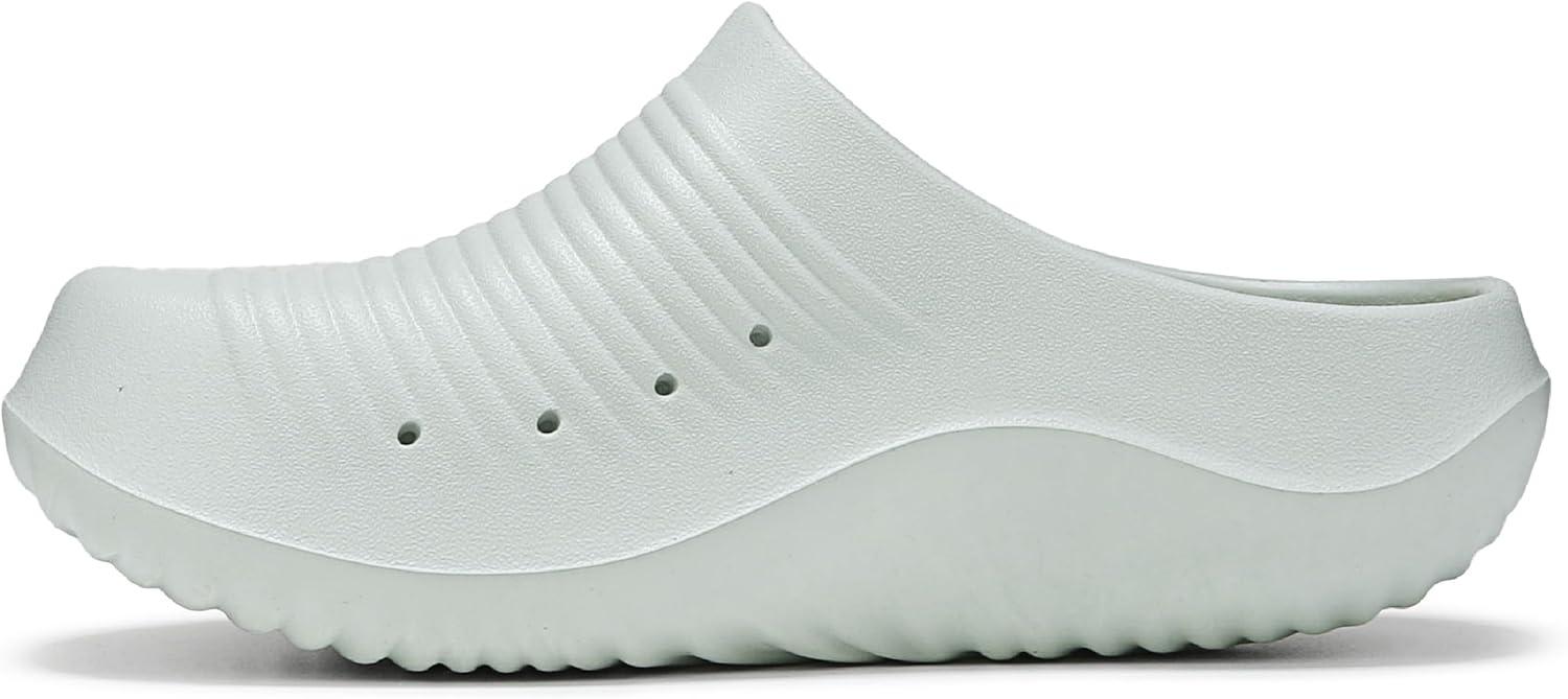 Ryka Women’s Echo Recovery Clog Slide Sandal(Silver Eva) - Rykä