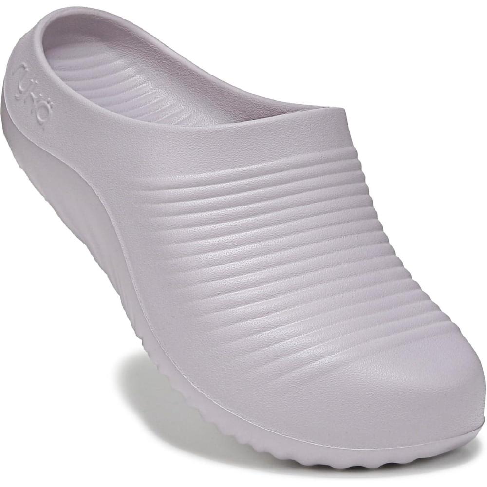 Ryka Women’s Echo Recovery Clog Slide Sandal(Ice Blue Eva) - Rykä