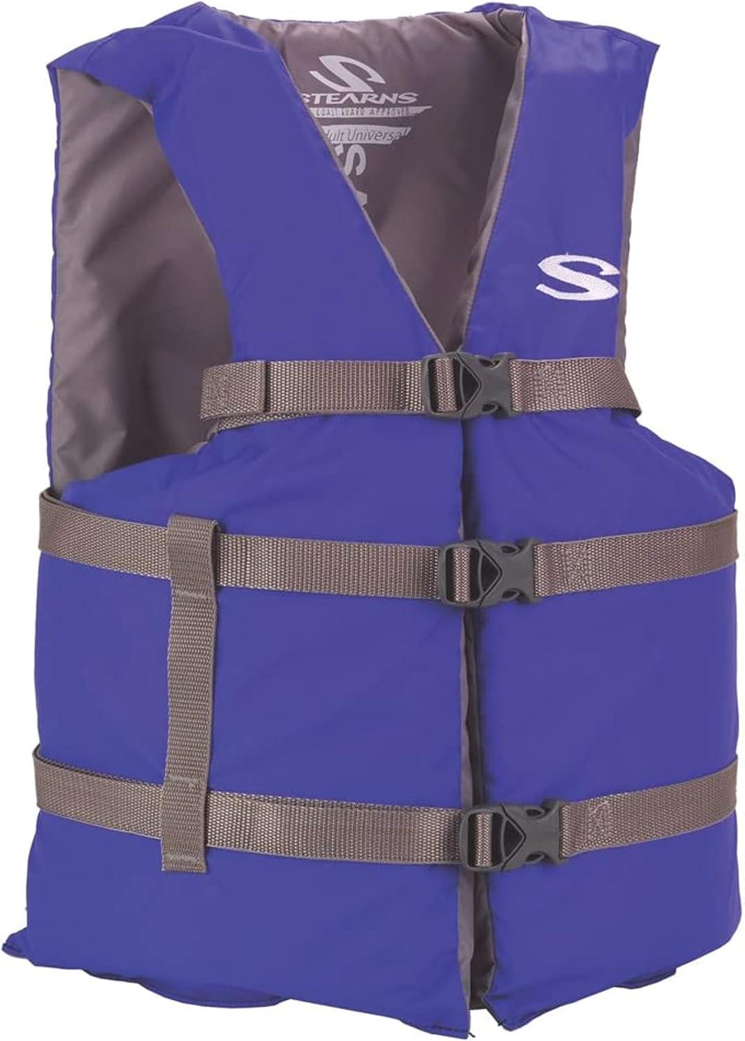 Stearns Adult Life Vest, USCG Approved Type III Life Jacket, PFD for ...