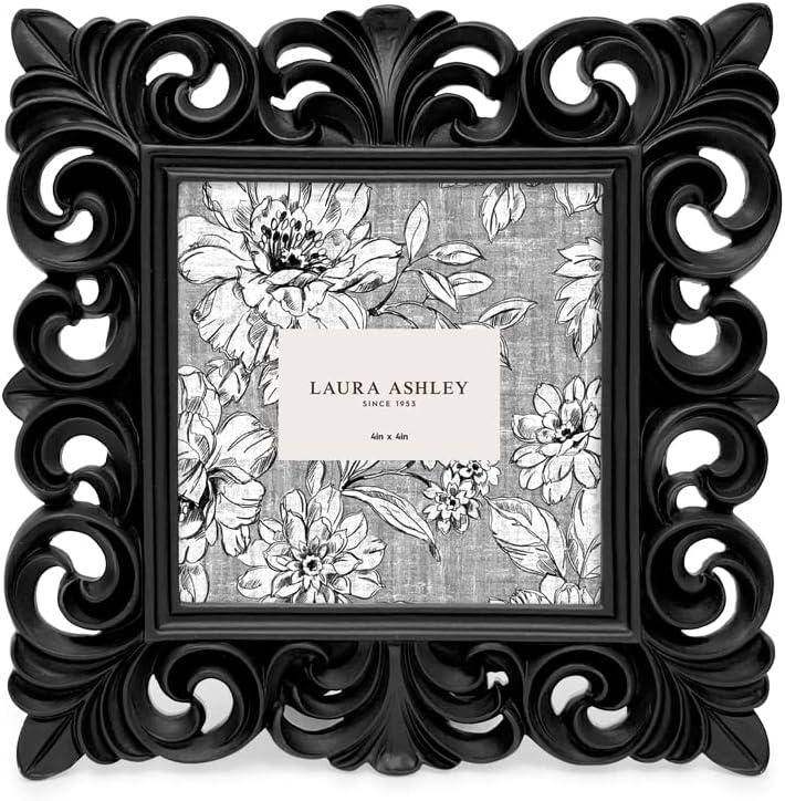 Laura Ashley 2×3 Gold Vintage Inspired Resin Scroll Design Picture ...