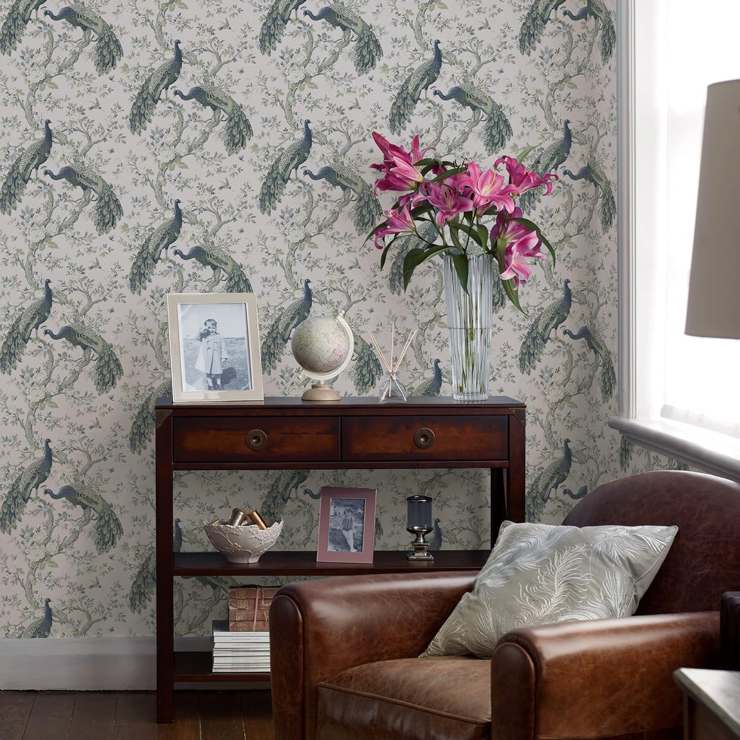 Laura Ashley Belvedere Midnight Wallpaper - Laura Ashley
