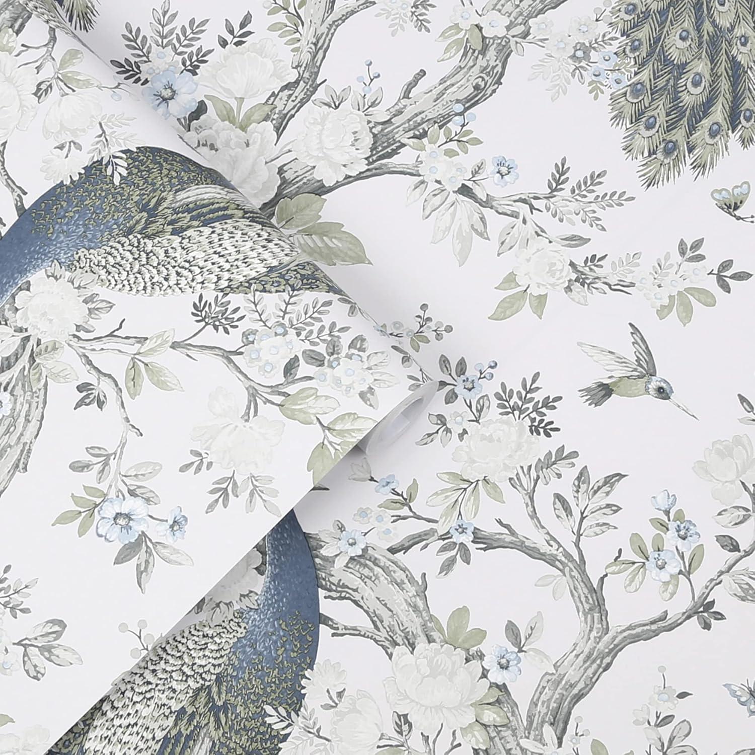 Laura Ashley Belvedere Midnight Wallpaper - Laura Ashley